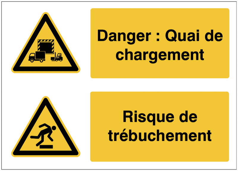 Pictogramme de manutention et panneau danger manutention | Seton