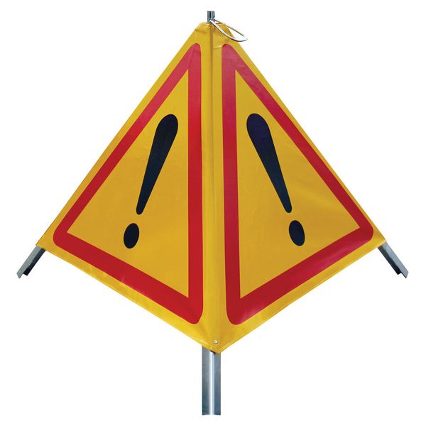 Inklapbare driepoot met reflecterend pictogram "gevaar" | Seton