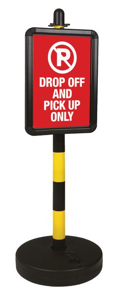 Drop Off and Pick Up Only Carpark Sign - Bundle Kit | Seton