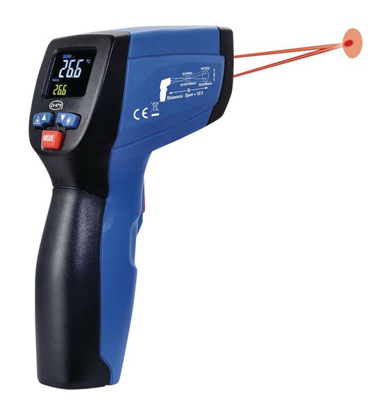 Thermomètre infrarouge digital couleur à double laser | Seton