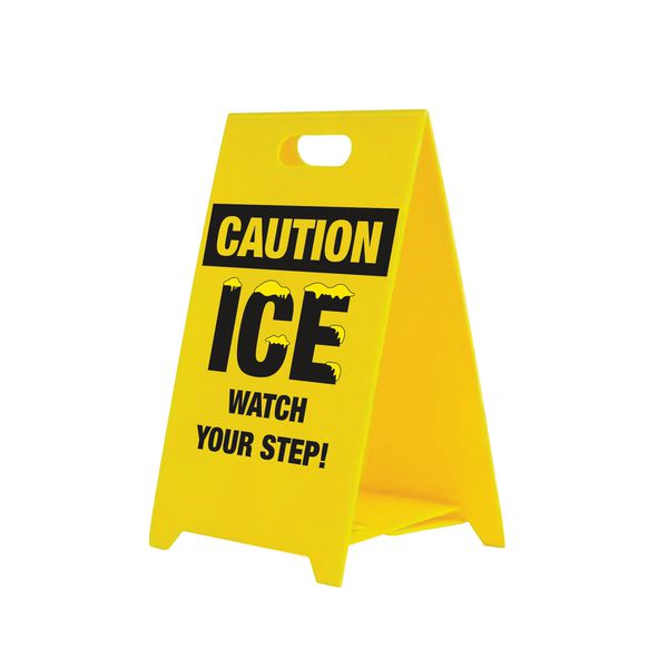 Caution Ice - Watch Your Step - Winter 'A' Boards | Seton