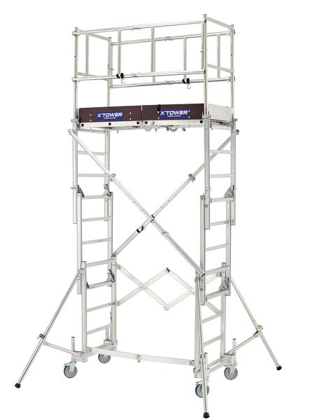 Telescopic Industrial Tower Platform - adjustable and safe | Seton