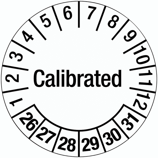 Calibrated Date Labels. Durable Inspection Labels on Seton UK | Seton