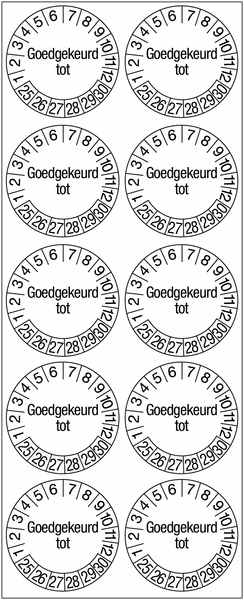 Keuringsstickers ideaal voor een veilige inspectie | Seton