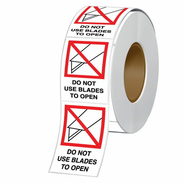 Do Not Use Blades to Open International Shipping Labels | Seton