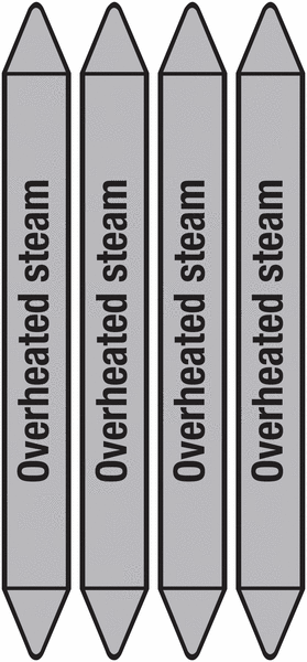 Overheated Steam - European Linerless Pipemarkers | Seton