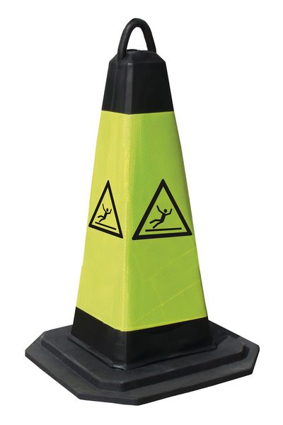 Signalisatiekegel slipgevaar met verzwaarde voet | Seton