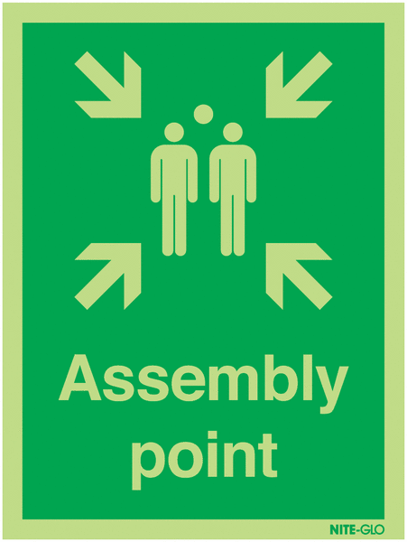 Highly-Visible Fire Assembly Point Signs – Fast Delivery | Seton