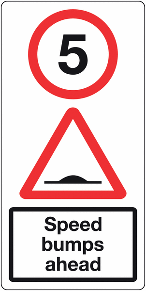 Speed Bump Speed Limit Signs - Increase Awareness | Seton