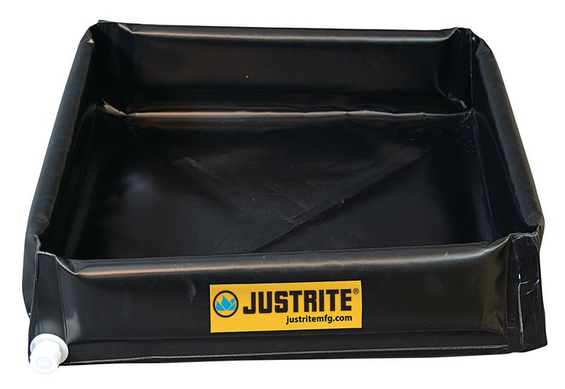 Bacs de rétention plastiques : pour produits chimiques | Seton