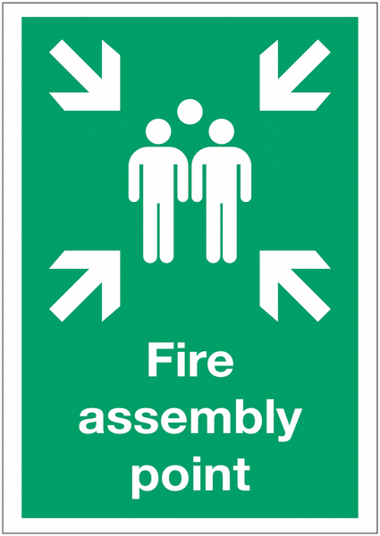 Fire Assembly Point Signs With Upgrades | Seton