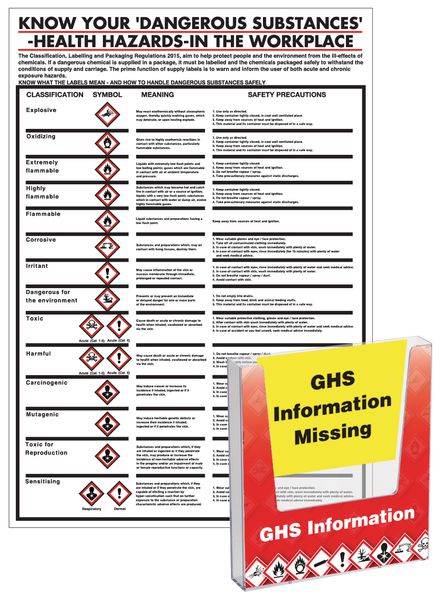 GHS Safety Document Holder | Seton