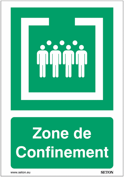Espace d'attente sécurisé et signalisation évacuation | Seton