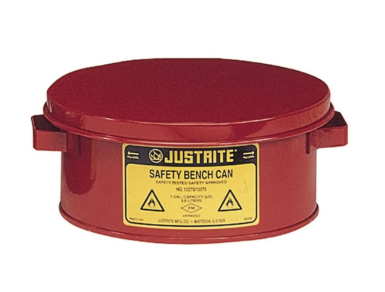 Justrite Flammable Liquid Bench Cans | Seton