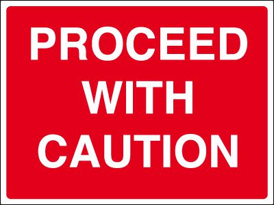Construction Site Signs - Proceed with Caution | Seton