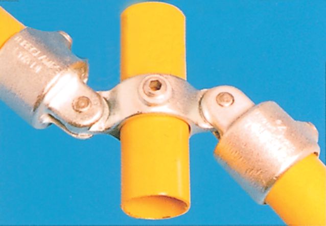 Modular Barrier - Double Swivel Combination Galvanised Clamp | Seton