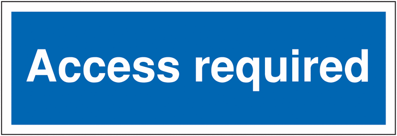 Disabled Parking Signs - Access Required | Seton
