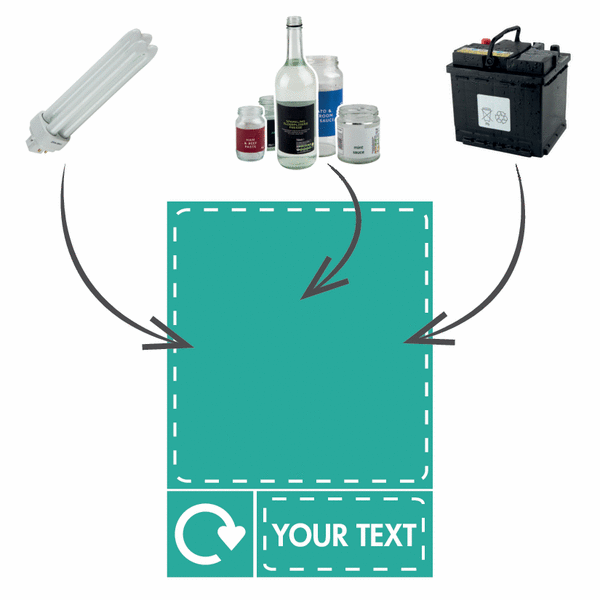 Quick, Easy Custom Recycling Signs from the Sign Experts | Seton