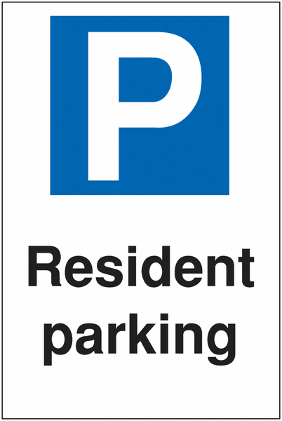 Reserved Parking Signs - Resident Parking | Seton