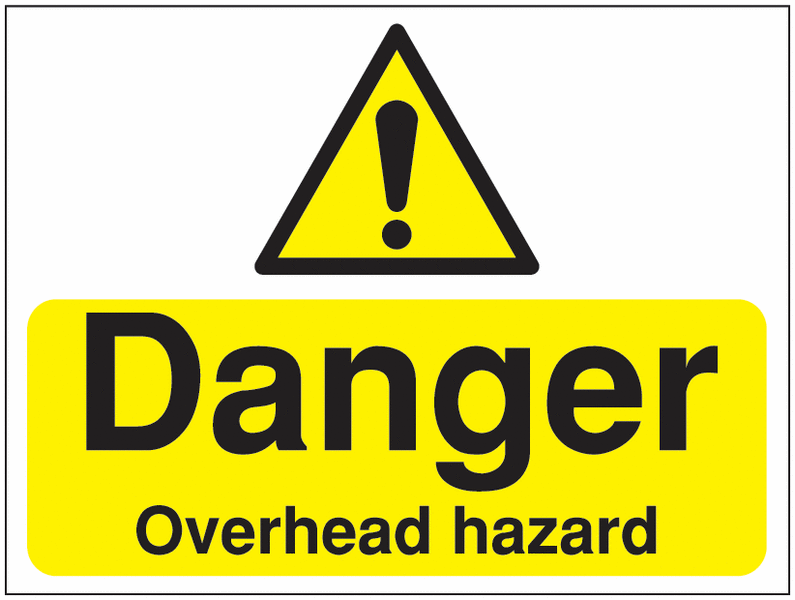 Overhead Hazard Signs - Easy-To-Install - Fast Delivery | Seton