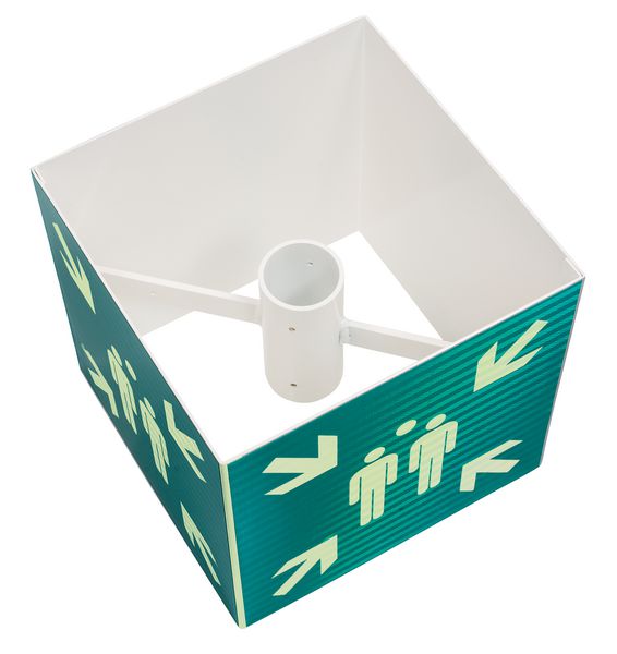 Point de rassemblement, panneau signalisation évacuation | Seton