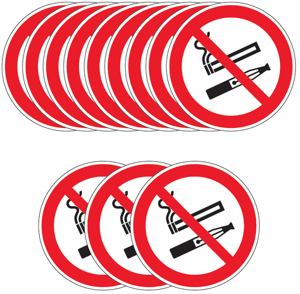 Stickers rookverbod, Pictogram elektronische sigaret | Seton