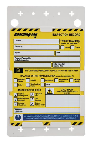 Scafftag® Hoarding Kits | Seton