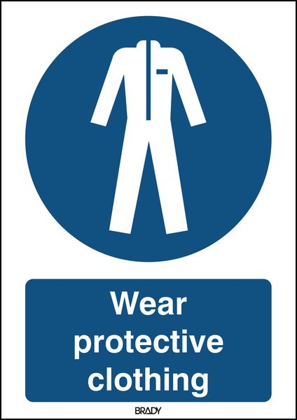 ToughWash - Wear Protective Clothing Sign | Seton
