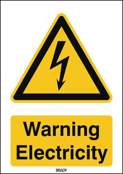 Electric Signs - High Quality Electrical Signs - Fast | Seton