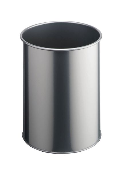 15L Durable Metal Waste Basket | Seton