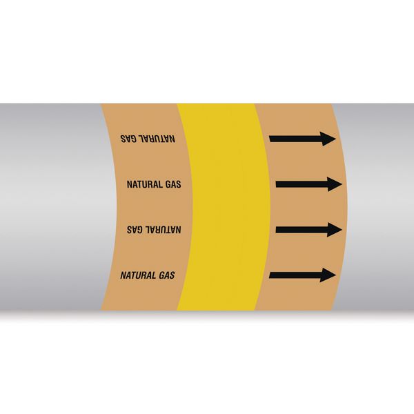 British Standard Pipe Marker- Natural Gas | Seton