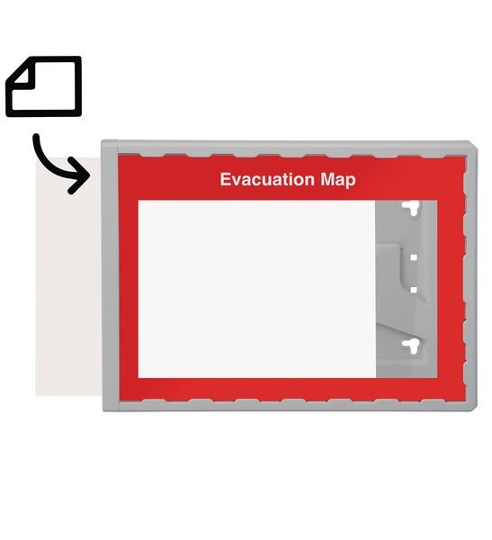 Update Sign Holder - Evacuation Map | Seton
