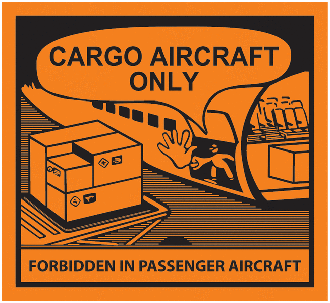 Cargo Aircraft Only Labels - Strong and durable stickers | Seton