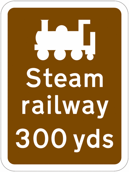 Traffic Signs - Steam Railway 300 Yds. Quick Delivery | Seton