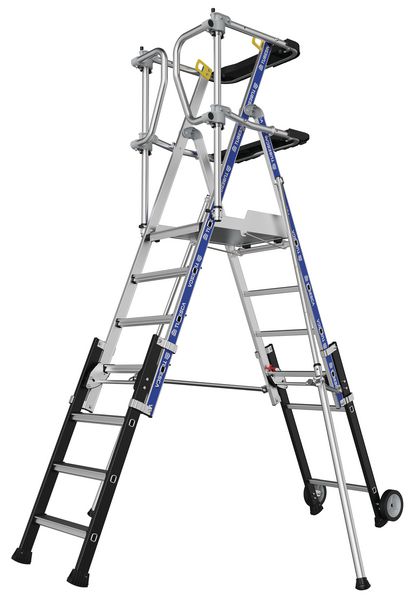 Saloon Guardrail Podium Steps - Reliable and Safe | Seton