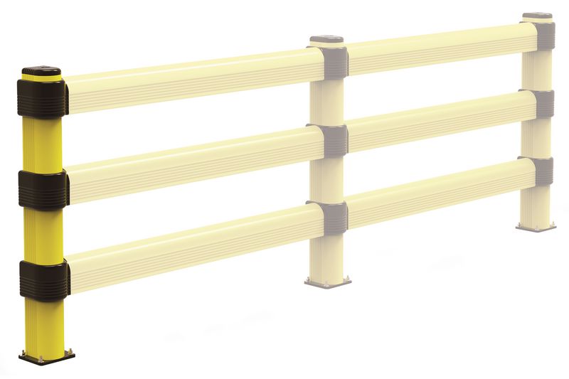 Modulaire beschermende barrière met connectoren PARFLEX | Seton