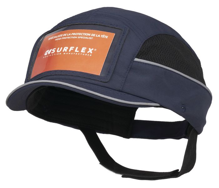 Stötskyddskeps med korthållare - Surflex® Badge Cap | Seton