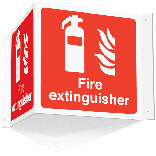Fire Extinguisher Projecting '3D' Sign | Seton