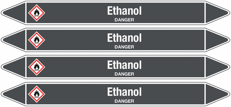 Ethanol - European Linerless Pipemarkers | Seton