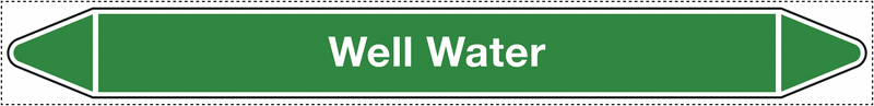 Well Water - European Linerless Pipemarkers | Seton