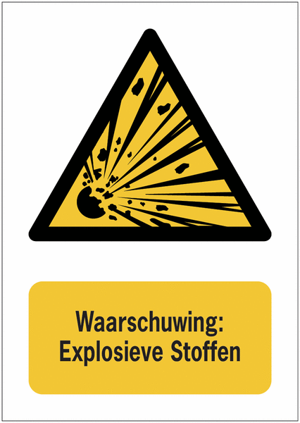 Waarschuwingsborden en -stickers chemisch gevaar | Seton