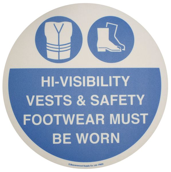Floor Graphic Markers - High Vis Vests & Safety Footwear | Seton