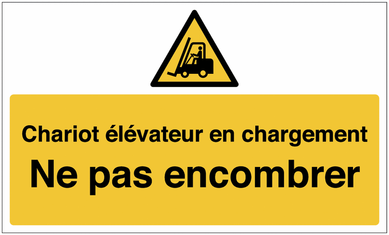 Pictogramme de manutention et panneau danger manutention | Seton