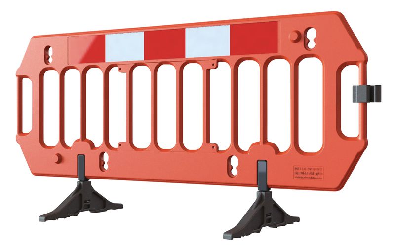 Safety barriers: safety barricade with safety barrier | Seton