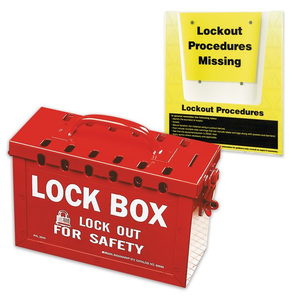 Lockout Box & Procedure Holder Kit | Seton