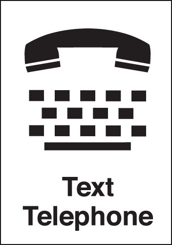 Text Telephone Signs | Seton