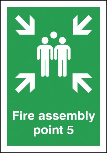 Highly-Visible Fire Assembly Point Signs – Fast Delivery | Seton
