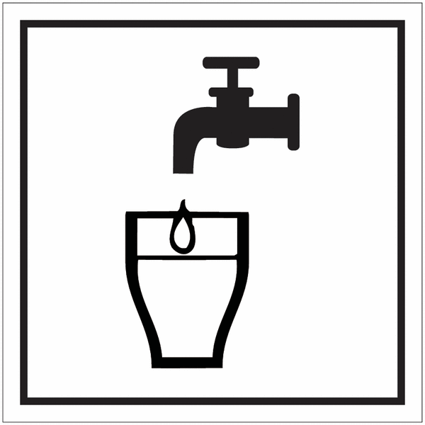 Pictogrammes standards d'indication "Eau potable" | Seton