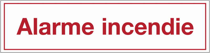 Pictogramme alarme incendie, panneaux et points d'alarme | Seton