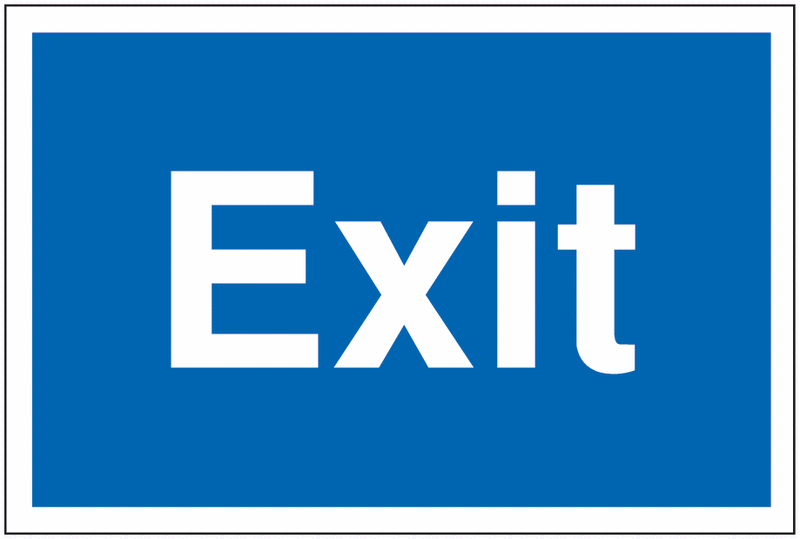 Car Park Navigation Signs - Exit | Seton